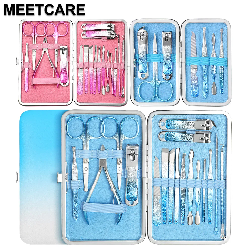 Juego-de-manicura-profesional-corta-as-de-colores-herramienta-de ...