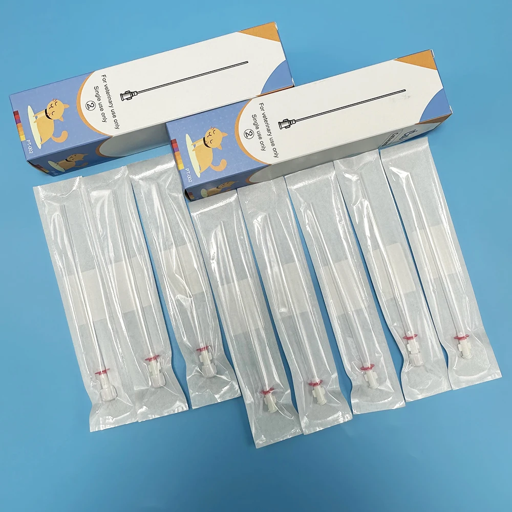 10Pcs/box Cat Catheter with Stylet 3Fr End Hole 4Fr Side Holes ...