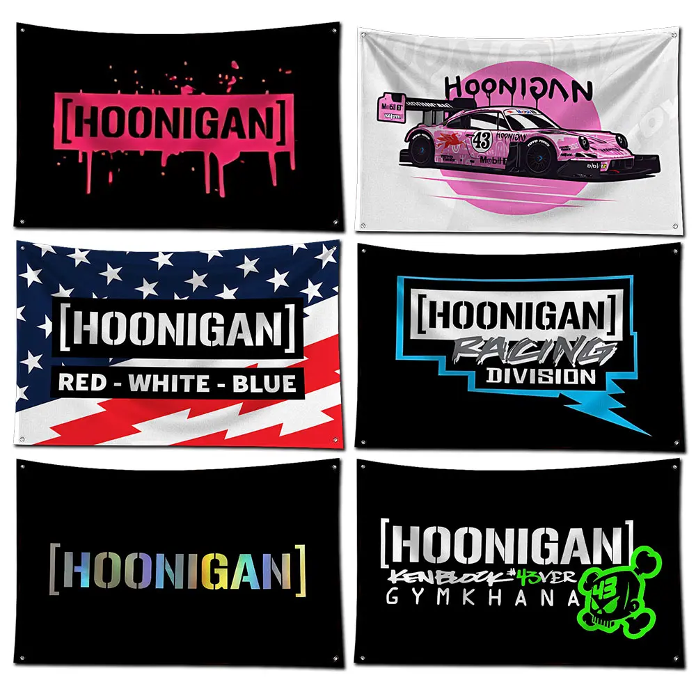 3x5-Ft-Racing-Car-Flag-Polyester-Digital-Printing-Hoonigans-Banner-for ...