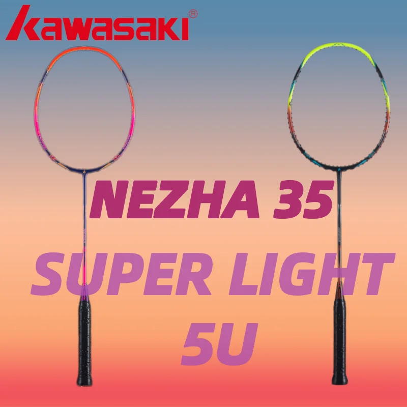 Kawasaki-Badminton-Racket-Professional-Super-Light-5U-Offensive-Type ...