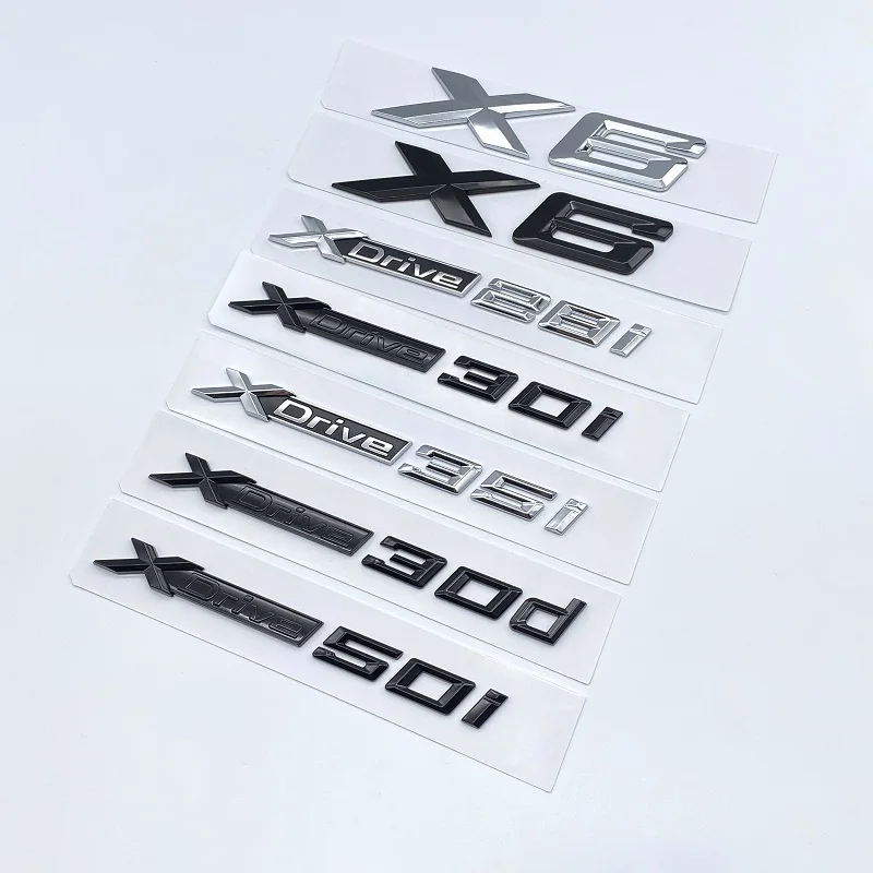 New-Letters-XDrive28i-XDrive30i-XDrive35i-XDrive40i-Trunk-Emblem-Badge ...