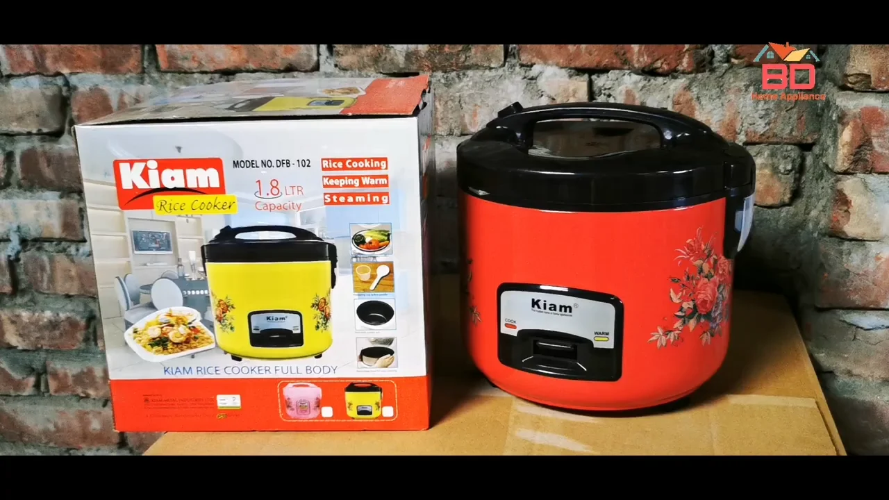 Kiam Rice Cooker 1.8L-DJB-202 Deluxe (Single Pot) | Daraz.com.bd