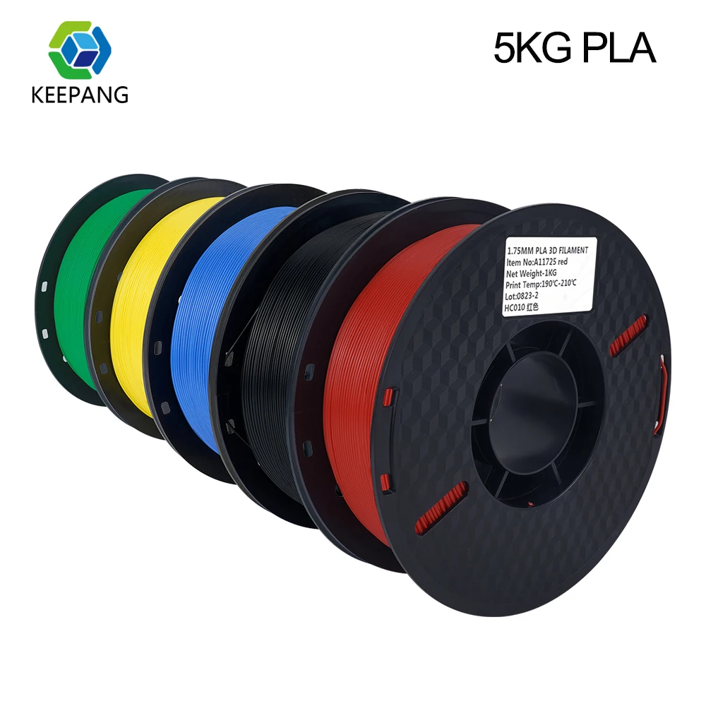 5KG Mix Colors PLA filament 1kg 1 75mm For 3D Printer PLA Material for ...