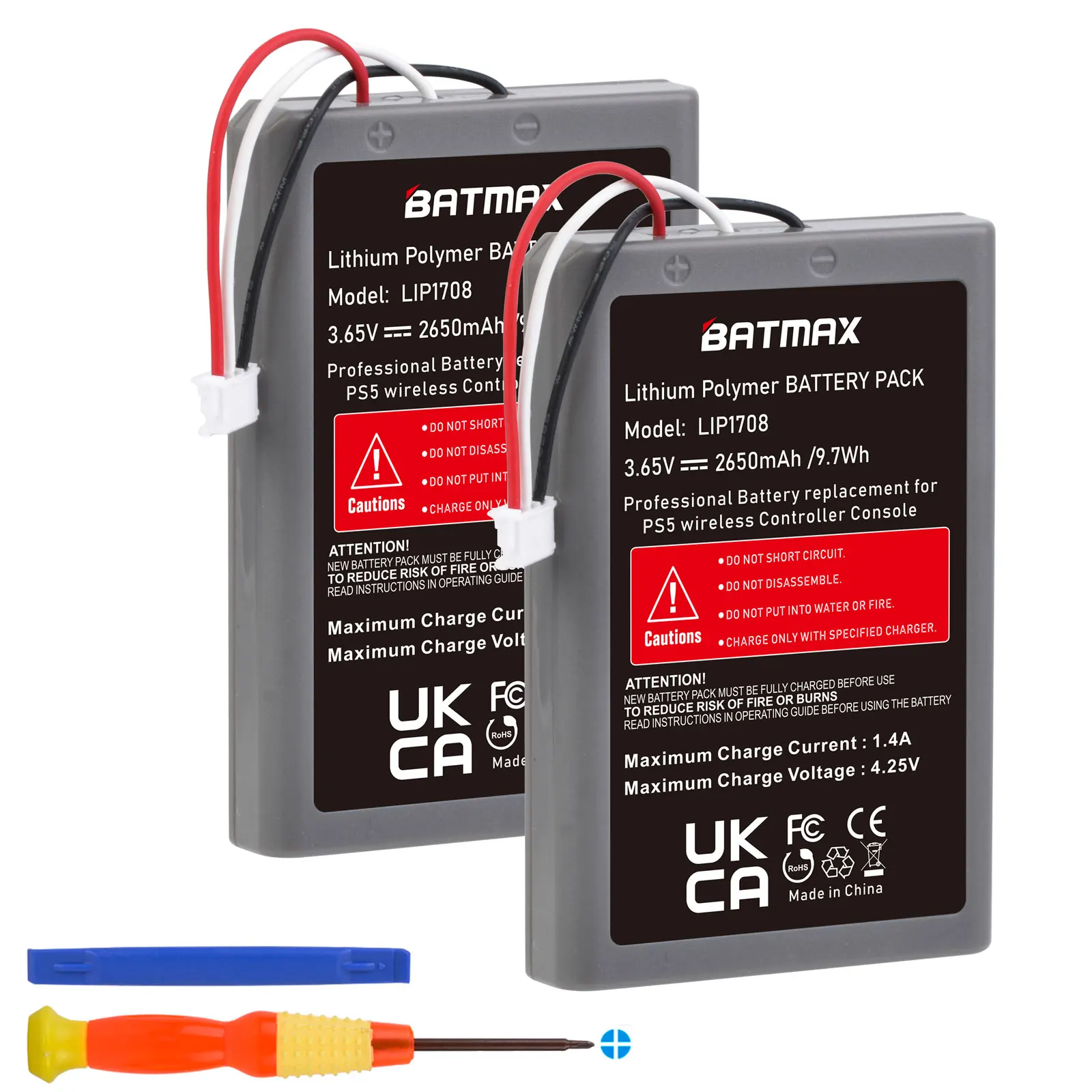 Battery-for-PS5-Controller-Rechargeable-Li-ion-Battery-Akkus-for ...