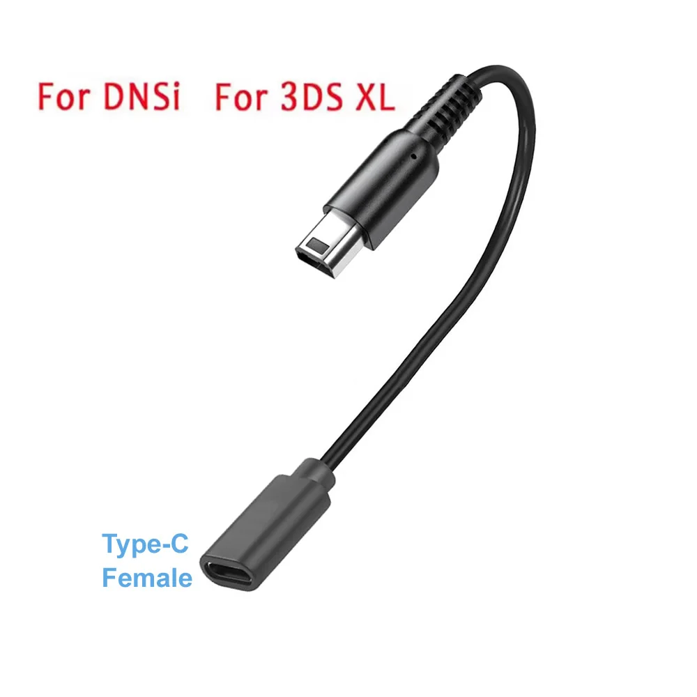 USB Type-C Charging Cable Adapter FOR 3DS XL/3DS LL/New 3DS/3DS XL/3DS ...