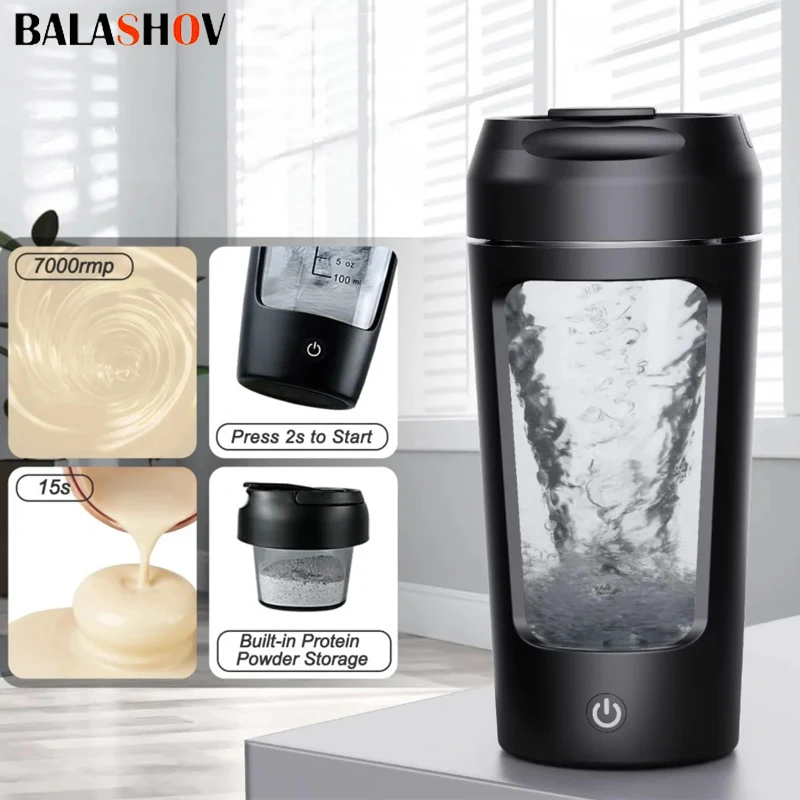 650ml-USB-Electric-Portable-Protein-Powder-Shaker-Bottle-Whey-Shake-Cup ...