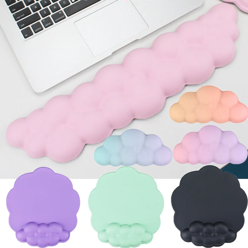 Soft-Keyboard-Wrist-Rest-Cute-Cloud-Shaped-Non-Slip-Rubber-Desk-Mat ...