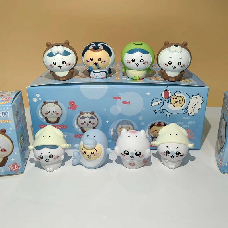 Chiikawa-Aquarium-Series-Finger-Dolls-Dolphin-Usaki-Squid-Hachi-Sea ...