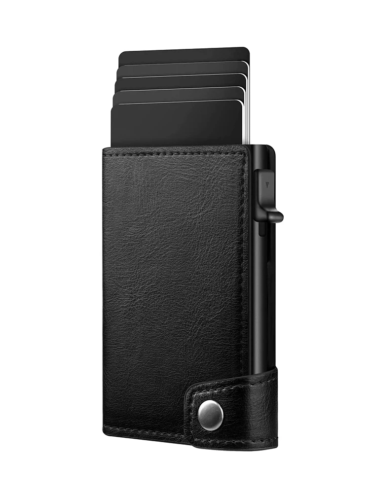 Minimalist-Pop-up-Leather-Wallet-for-Men-Bifold-Card-Holder-with ...