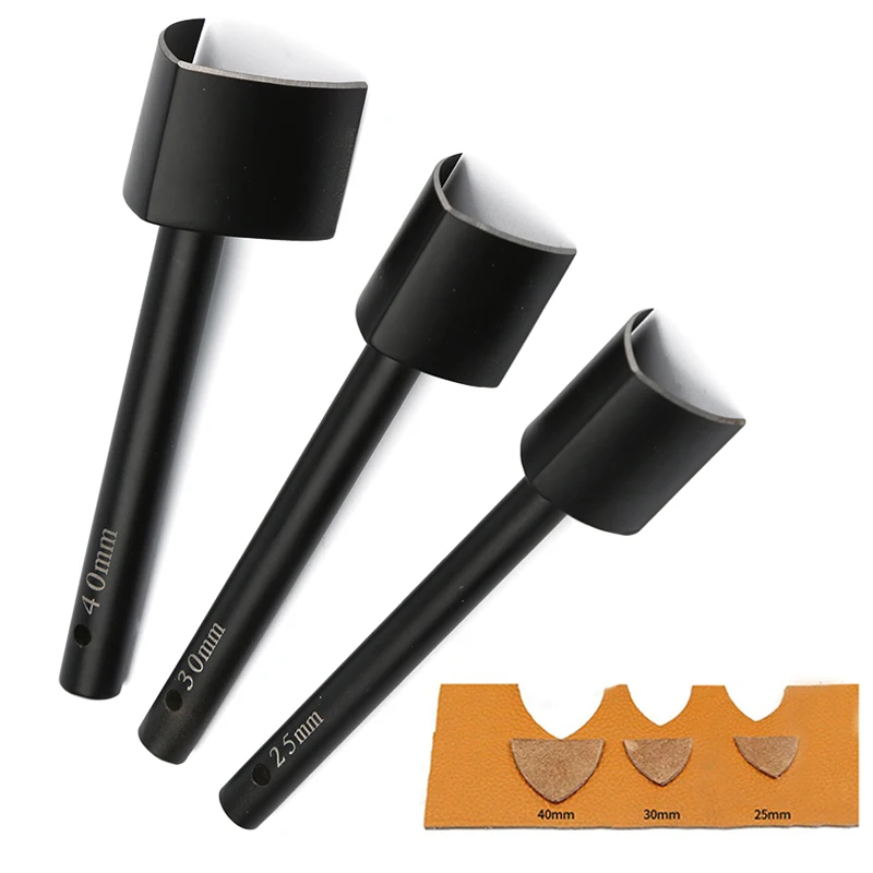 Fenrry-25-30-40mm-V-Shaped-Leather-Cuttting-Tool-Punch-Cutter-DIY ...