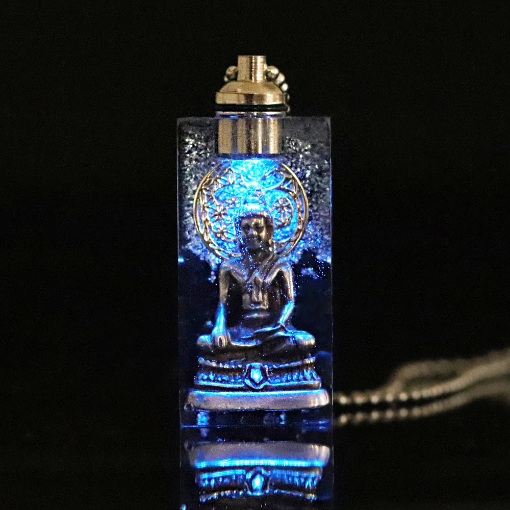 Luminous-Buddha-Pendant-Orgone-Energy-Necklace-Glow-In-The-Dark ...