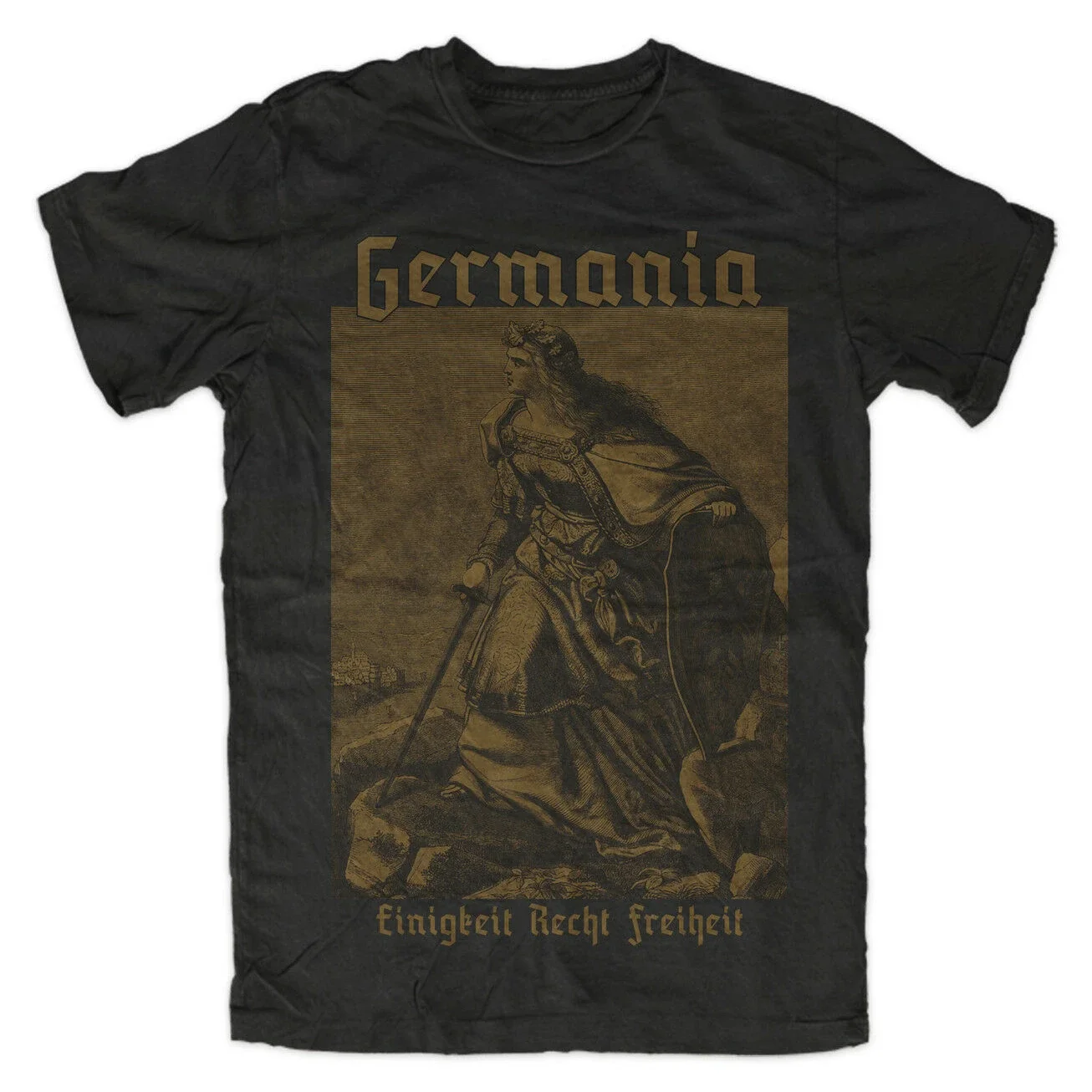 Deutschland-Prussia-Germania-Goddess-Gott-Mit-Uns-Gloria-T-Shirt-Summer ...