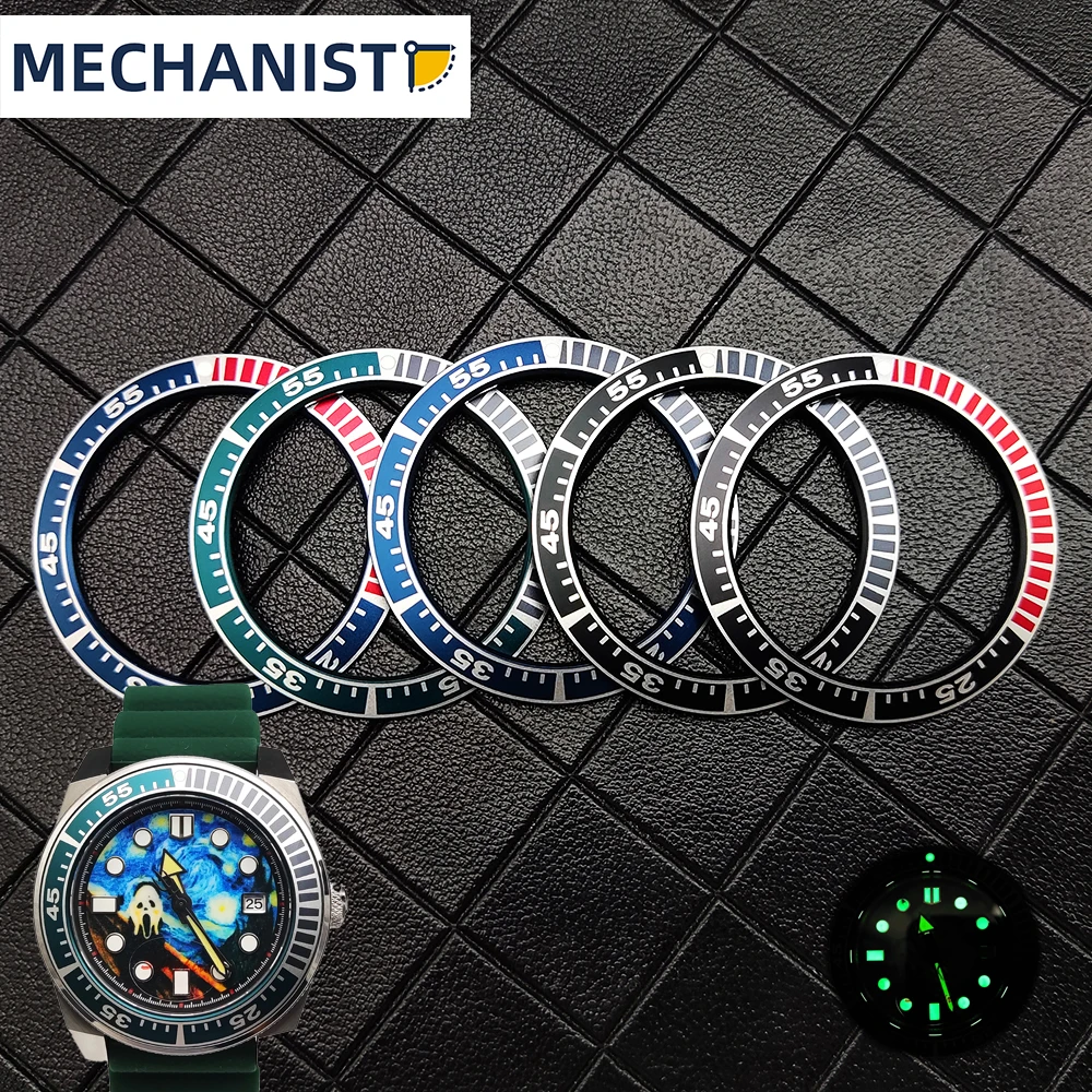 Mechanical Watch Accessories 40mm High Quality Red and Blue Aluminum ...