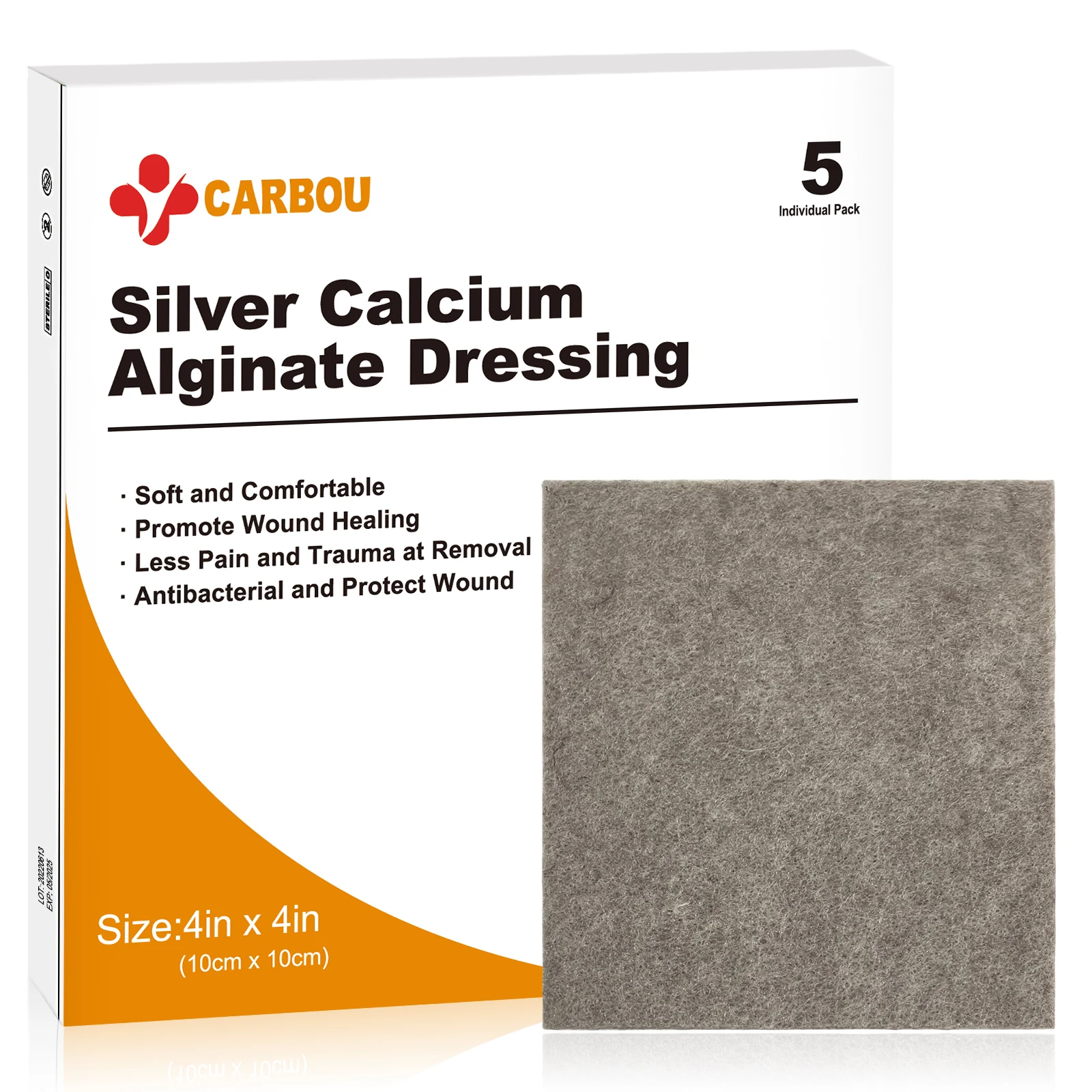5-10pcs-2-3-4-Silver-Calcium-Ag-Alginate-Wound-Dressing-Soft-and ...