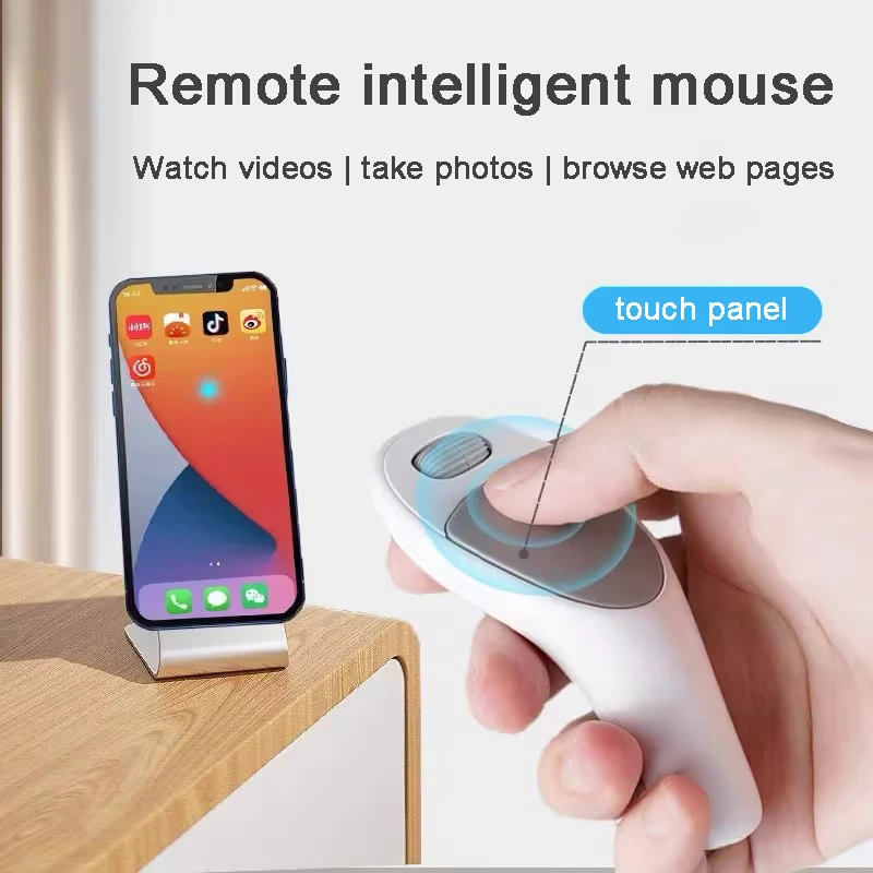 Mini-Wireless-Bluetooth-Mouse-Remote-Control-Rechargeable-Type-C-Mice ...