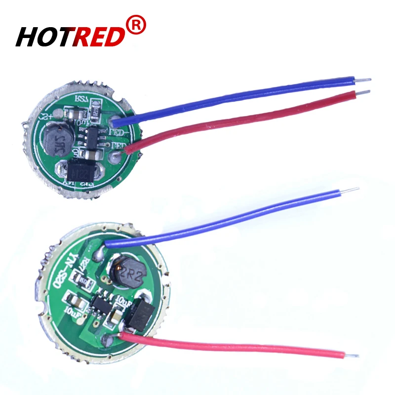 10PCS-3W-LED-driver-16mm-20mm-DC3-7V-1-Mode-LED-Flashlight-Driver-for ...