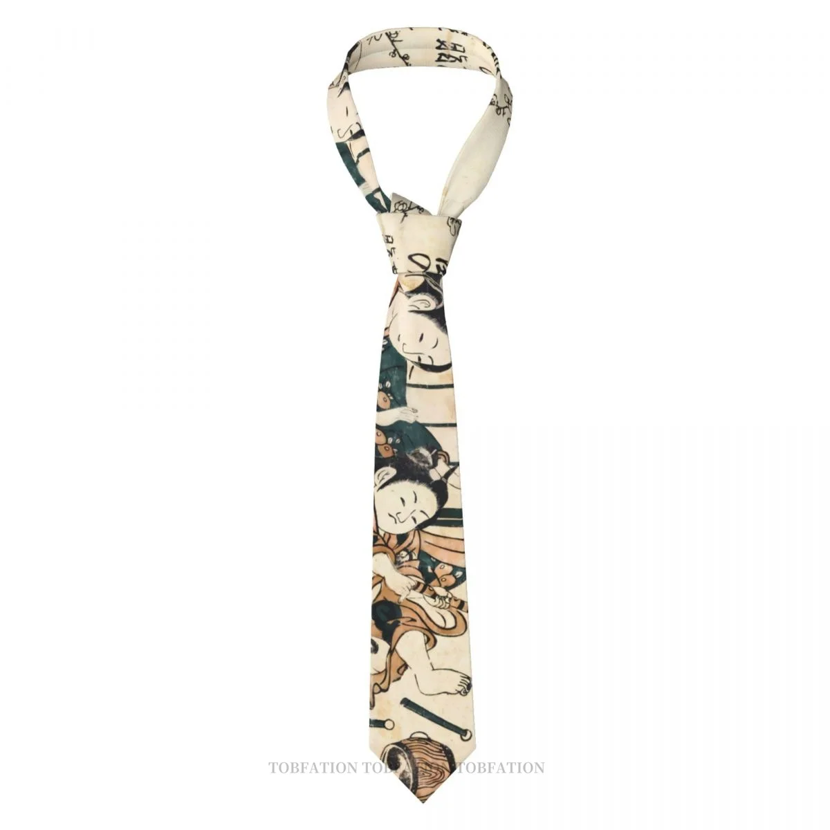 Geisha-japonesa-Maiko-y-Kid-ukiyo-e-Vintage-Art-para-hombre-corbata ...