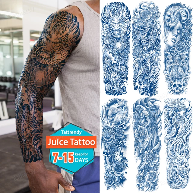Tattoo Sleeve Designs For Men On Paper