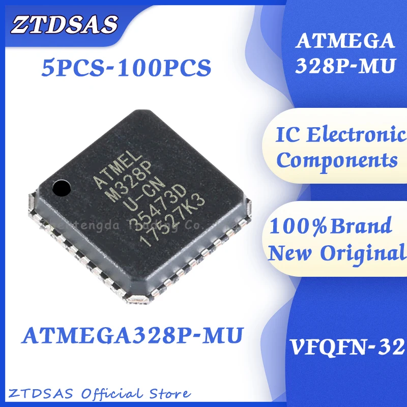 ATMEGA328P MU ATMEGA328P ATMEGA328 ATMEGA IC MCU Chip VFQFN 32 ...