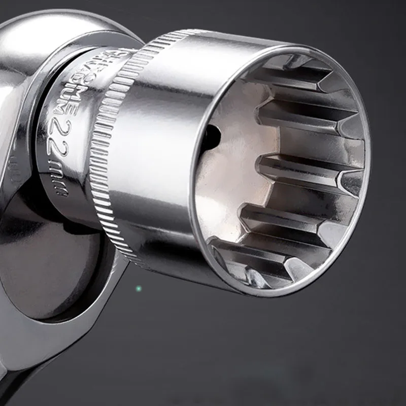 Cle a cliquet,Clé à douille à 12 dents, clé à douille courte, à tête ...