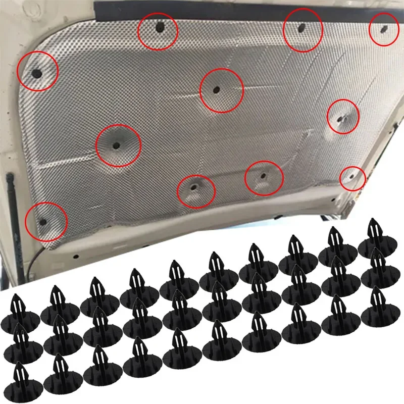 Plastic-Hood-Insulation-Retainer-Clip-For-Toyota-Rav4-Aca33-Aca38-Ala49 ...