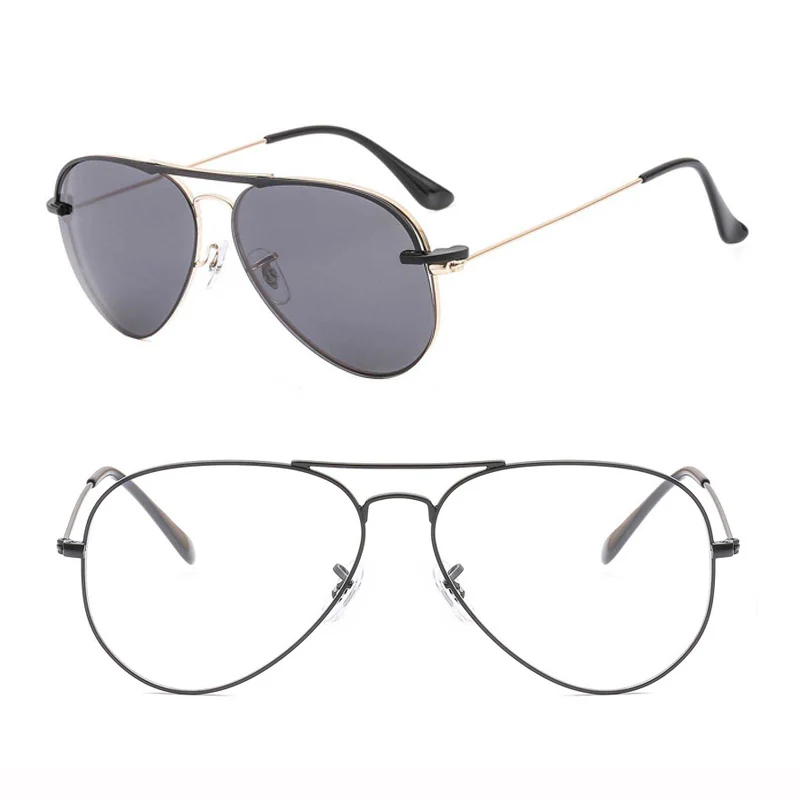 Full-Season-Metal-Big-Size-Pilot-Shape-Trendy-Prescription-Optician ...