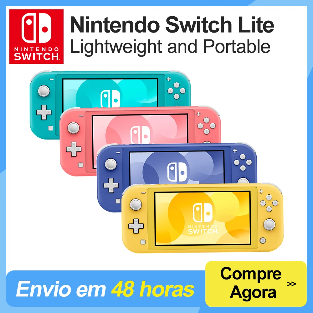 Nintendo switch lite handheld game console 275g 5.5 Polegada lcd tela ...