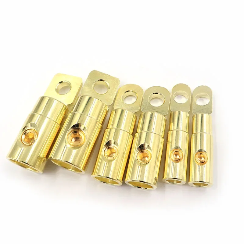 1Piece Golden Car Audio Power Ground Wire Connectors Car Audio Modified ...