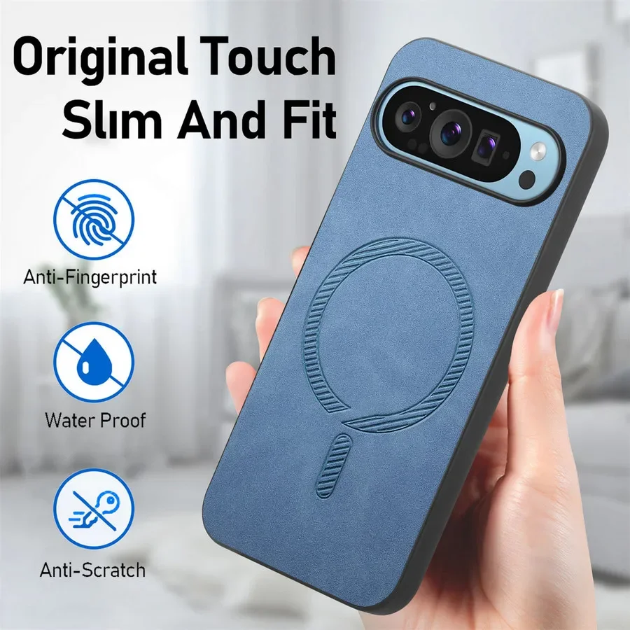 Funda-Magsafe-de-lujo-para-Google-Pixel-9-Pro-XL-5G-2024-cubierta ...