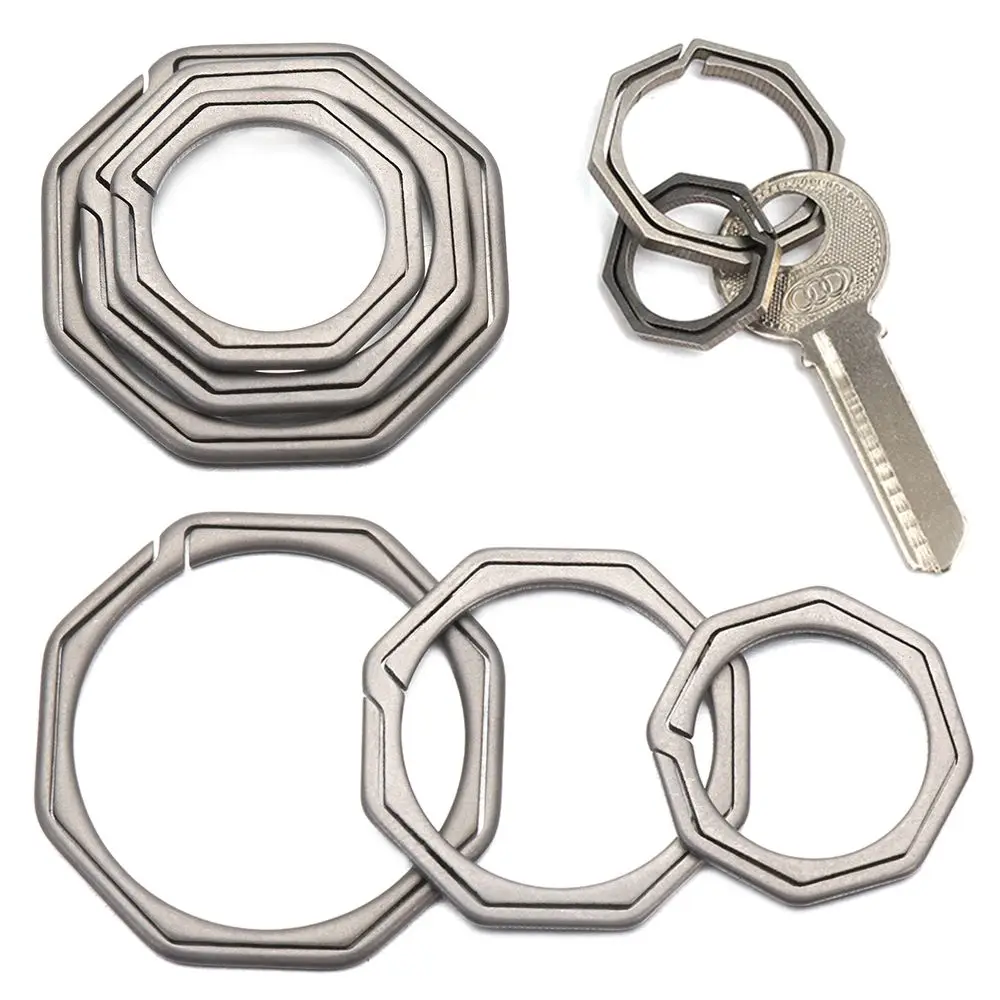 Titanium-Key-Ring-Super-Lightweight-Titanium-Keychain-Hanging-Buckle ...