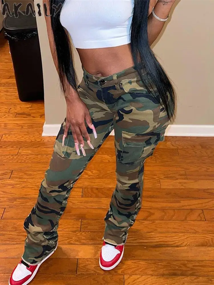 Camo Cargo Pants Swag