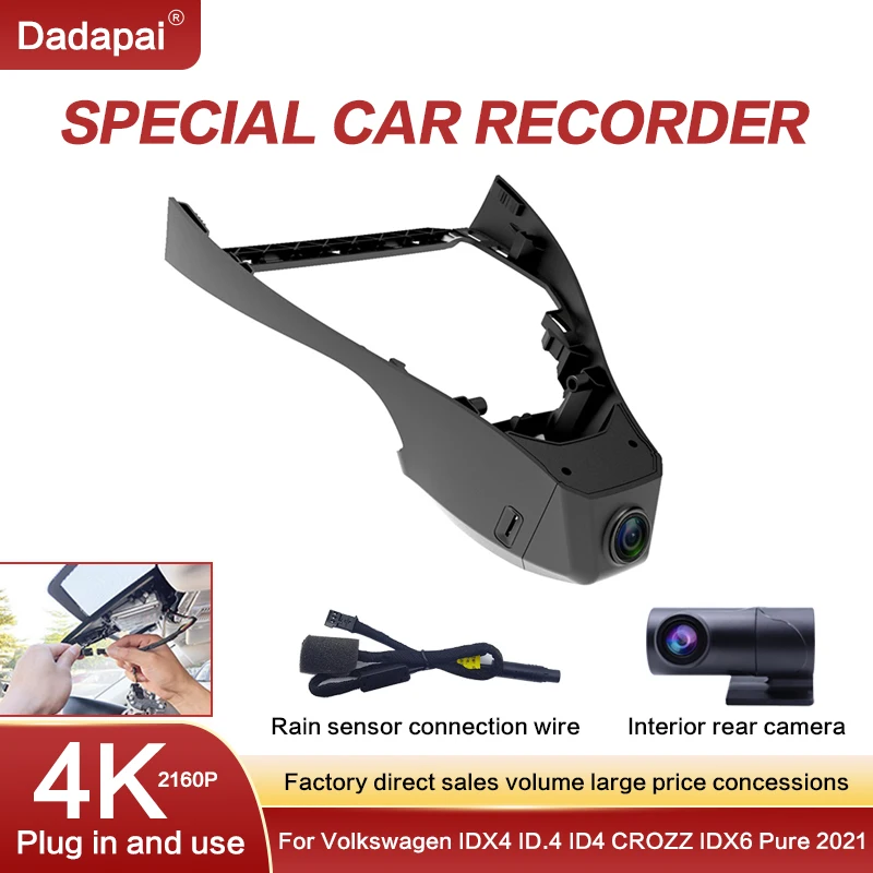 Plug-and-Play-4K-2160P-Car-DVR-Video-Recorder-Wifi-Dash-Cam-For ...
