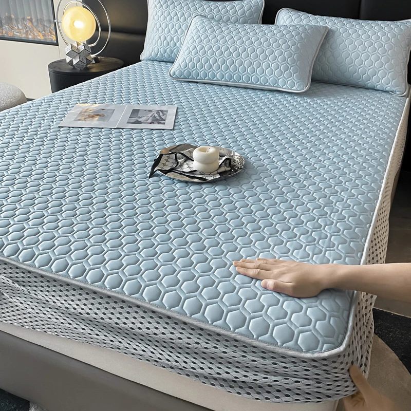 Simple-Thicken-Latex-Summer-Mat-for-Bed-High-quality-Cool-Feeling ...