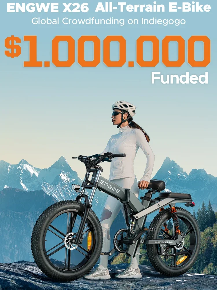 ENGWE M20 2.0 Electric Bicycle 750W Motor 52V15.6AH Mountain E-bike Off ...