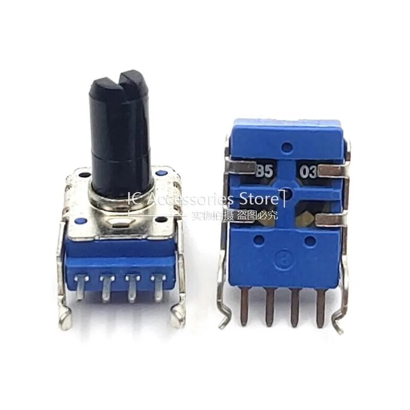 3PCS-RK11K-4Pin-Horizontal-Single-Potentiometer-B50K-B503-Shaft-Length ...