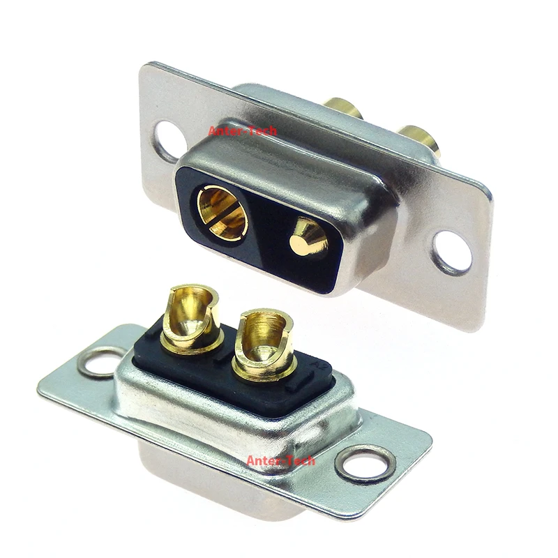 1PCS-2W2-2V2-30A-2-PIN-Gold-plated-male-female-high-current-Connector-D ...