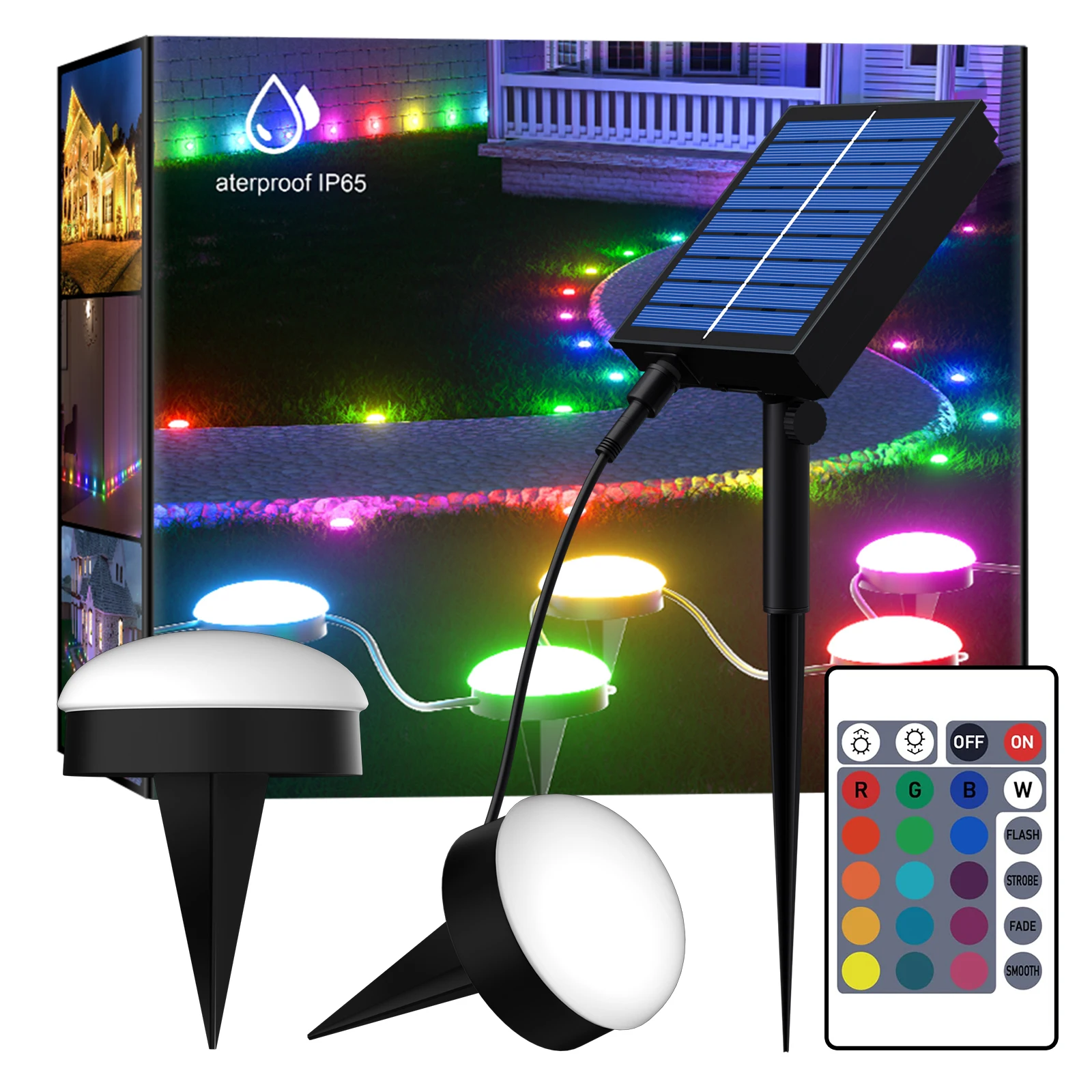 Solar-Energy-8-5M-15LED-Outdoor-Eaves-LED-Light-String-LED-Light-Strip ...