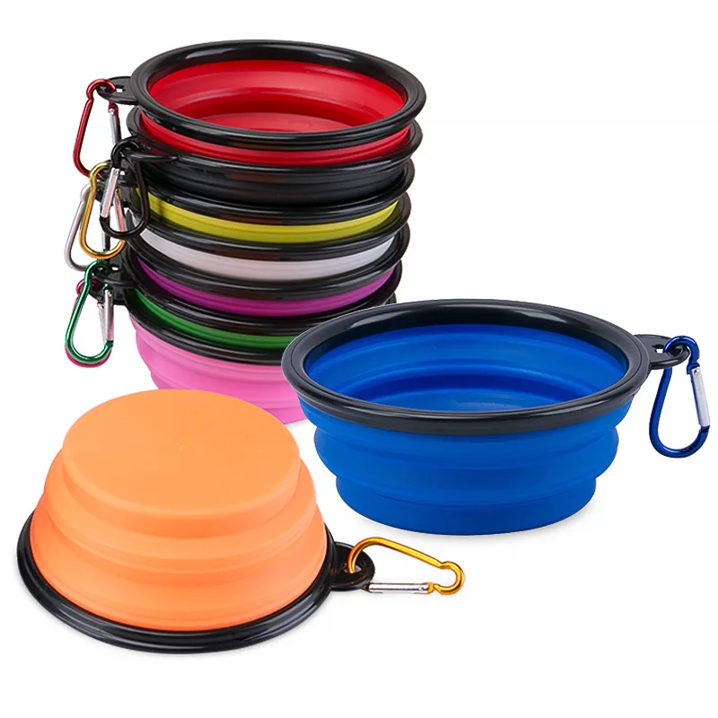 Collapsible-Pet-travel-bowl-Pet-Soft-Dog-Bowl-Folding-Silicone-Travel ...