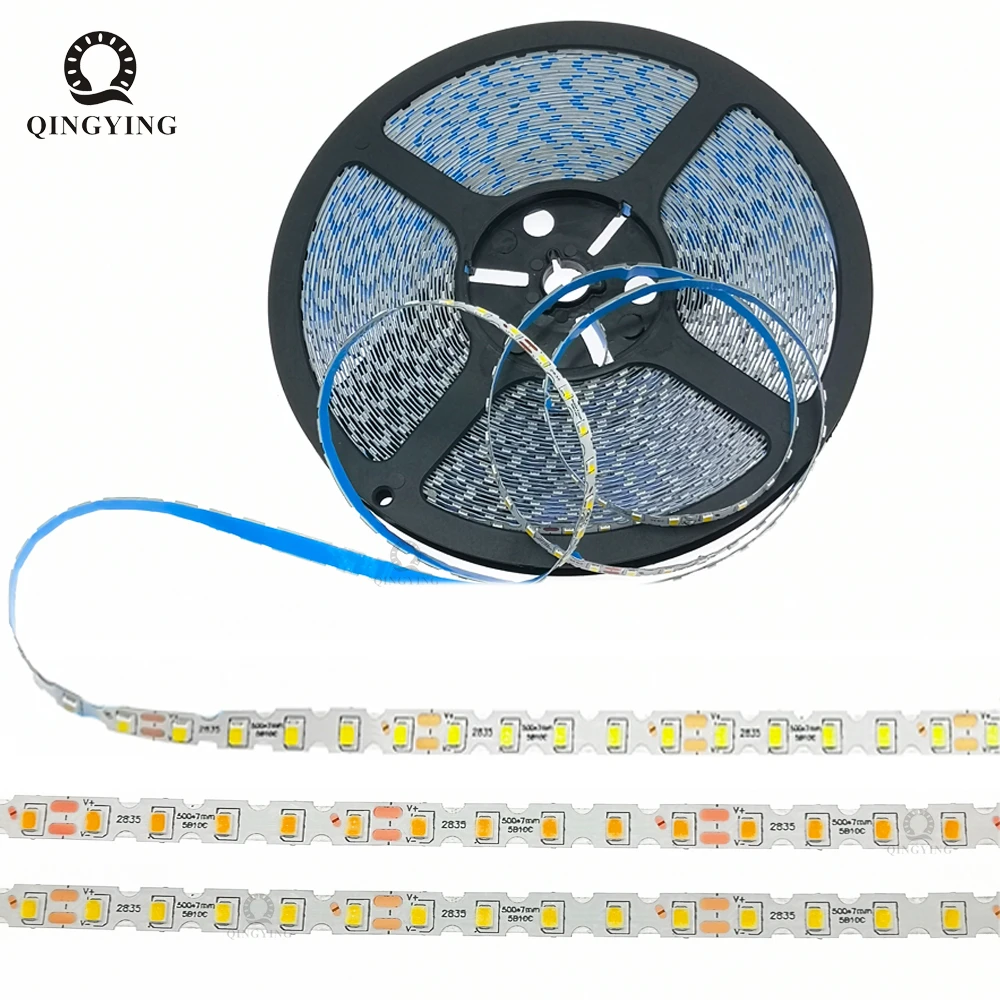 5m-reel-High-lumen-SMD2835-LED-Strip-S-Type-5B10C-100D-m-2Pin-220-260mA ...