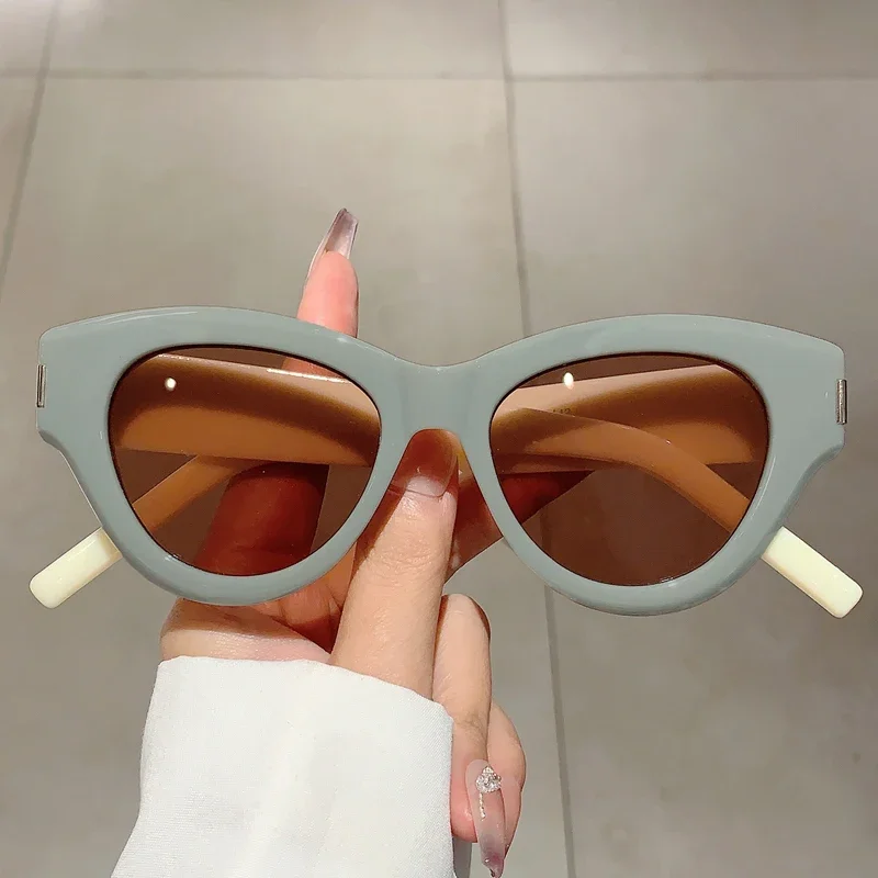 KAMMPT-Vintage-Cat-Eye-Sunglasses-2024-New-Stylish-Retro-Luxury-Jelly ...