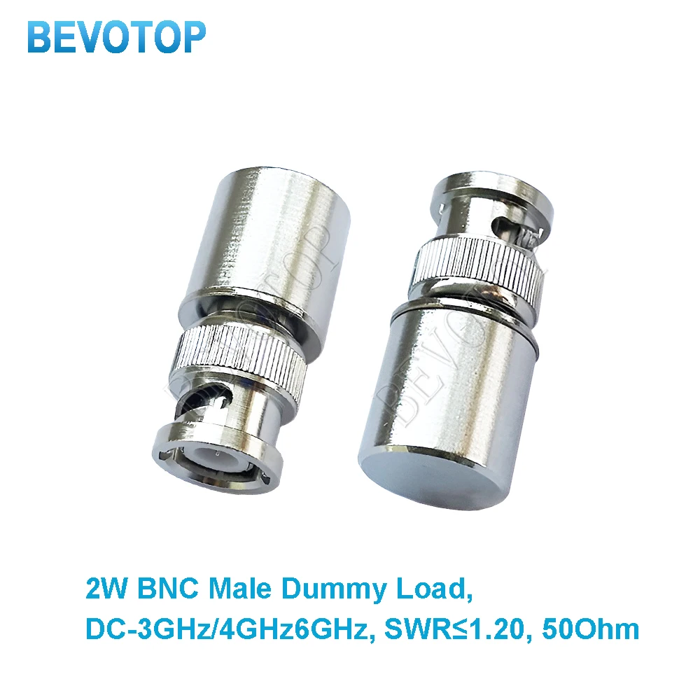 2W 3GHz/4GHz BNC Male RF Coaxial Termination Dummy Load SWR＜1.2 50 Ohm ...