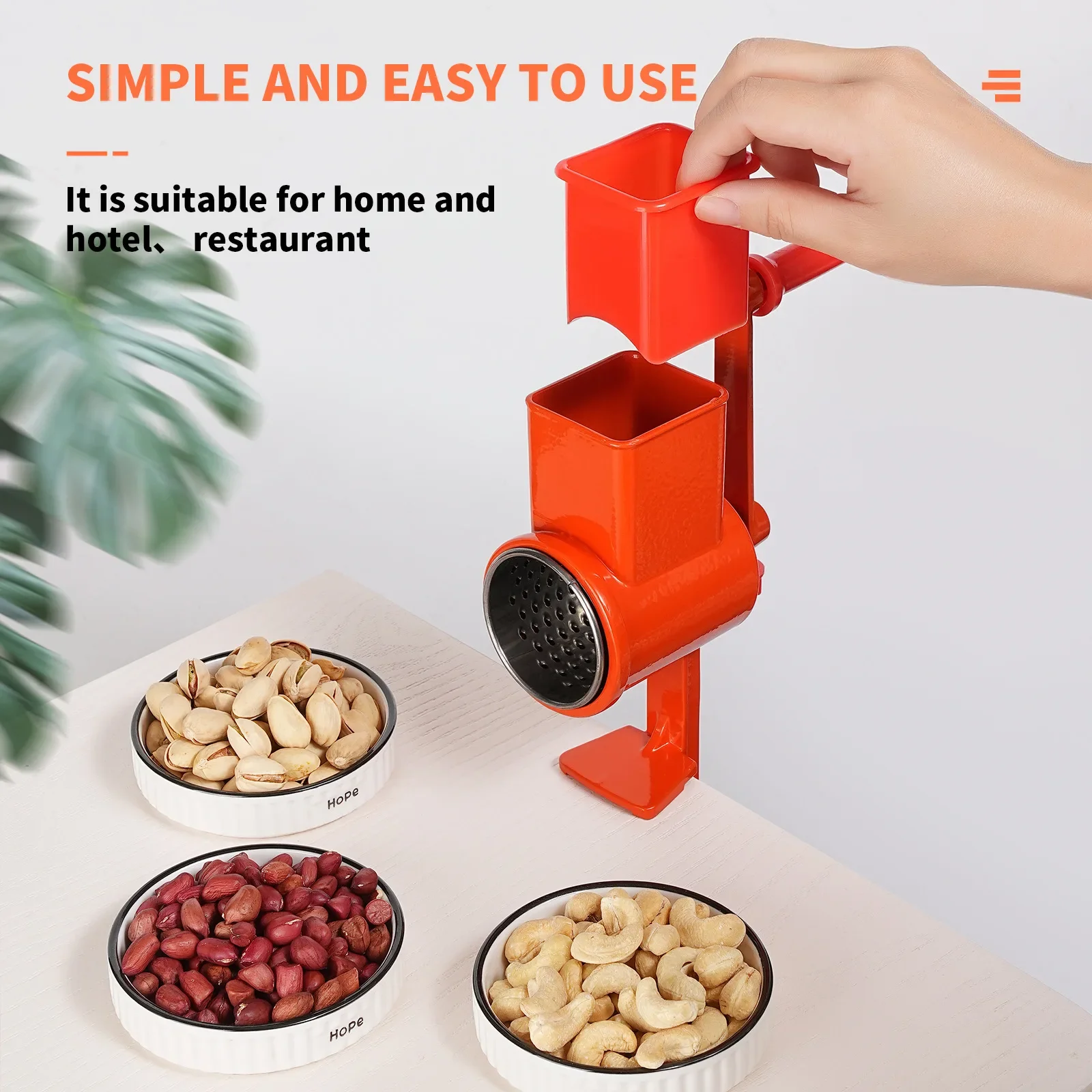 Hand Held Nut Grinder Nut Crusher Manual PeanutPaste Masher Portable ...