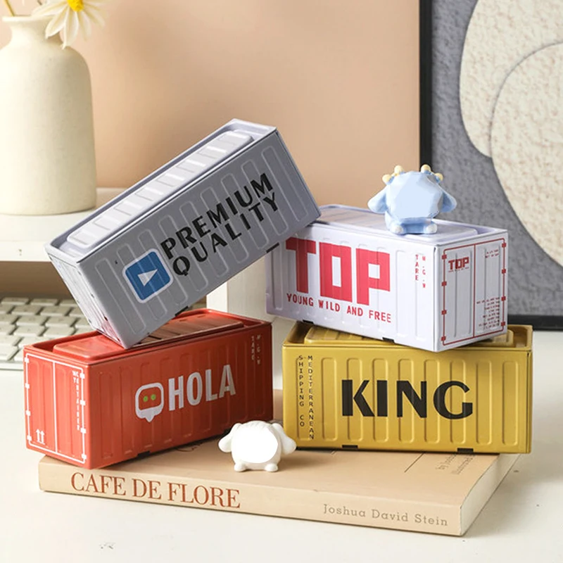 1PC New Container Mini Iron Box， Small Container Model Storage Box ...