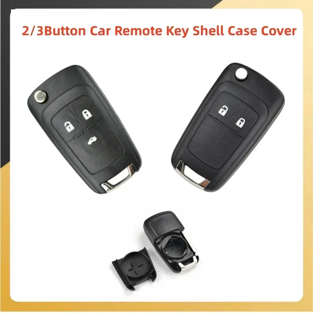 2/3Button Car Remote Key Shell Case Cover For Chevrolet Spark/Orlando ...