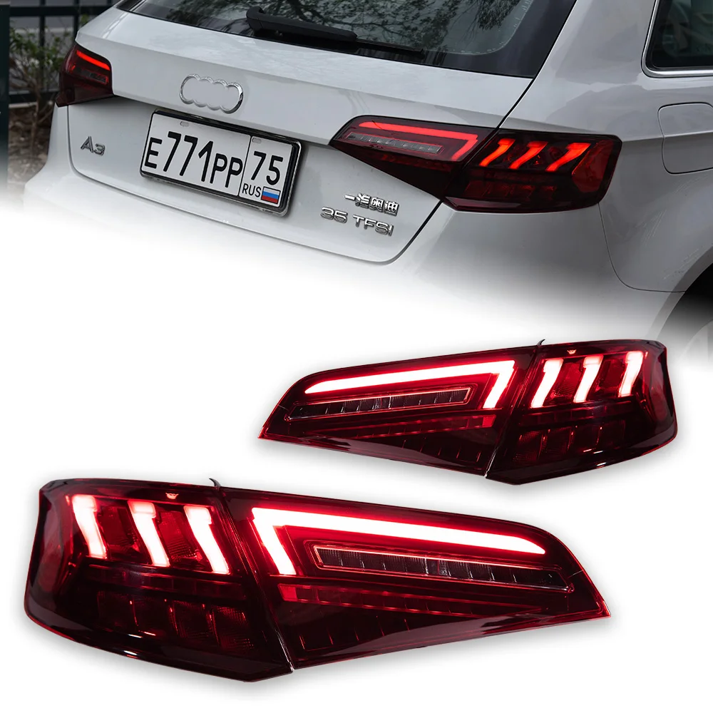 Luci-per-auto-AKD-per-fanale-posteriore-a-LED-Audi-A3-2013-2019-S3 ...