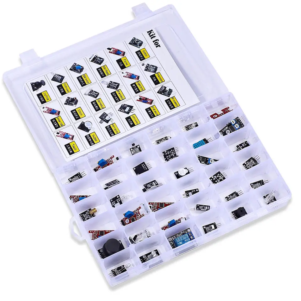 For arduino 45 in 1 Sensors Modules Starter Kit better than 37in1 ... For arduino 45 in 1 Sensors Modules Starter Kit better than 37in1 ...