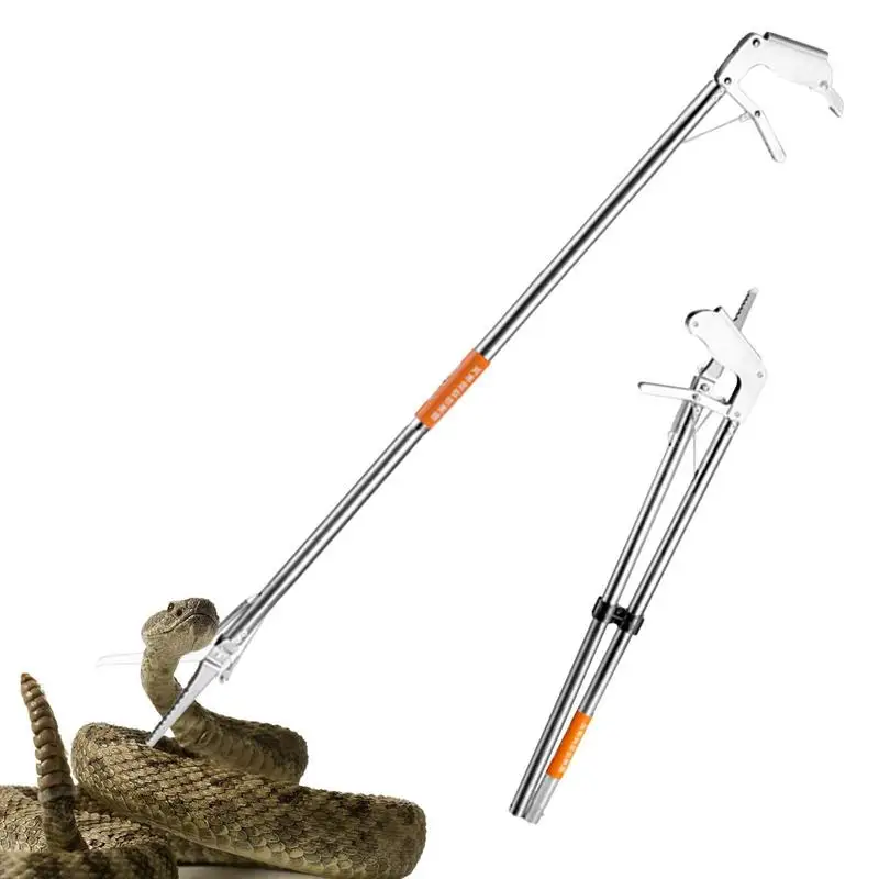 120cm-Snake-Stick-two-types-Reptile-Grabber-Tool-Stainless-Steel ...