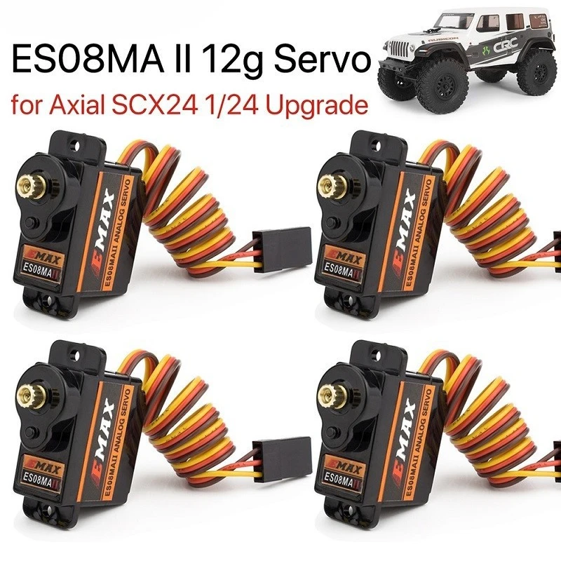 Hot EMAX ES08MAII ES08MD II Metal GEAR Digital 12g Servo up sg90 ES08A ...