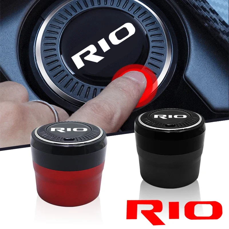 Car-accessories-ashtray-Button-open-style-LED-Stainless-steel-plastic ...