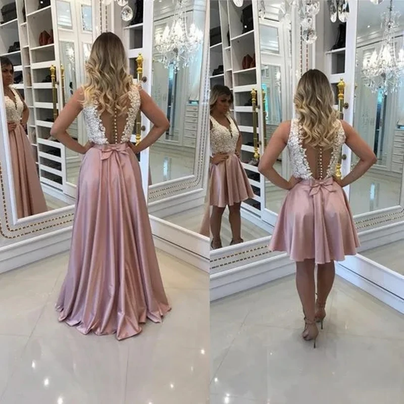 BM-Elegant-Lace-Long-Prom-Dresses-Evening-Party-Gown-A-Line-Decote-V ...